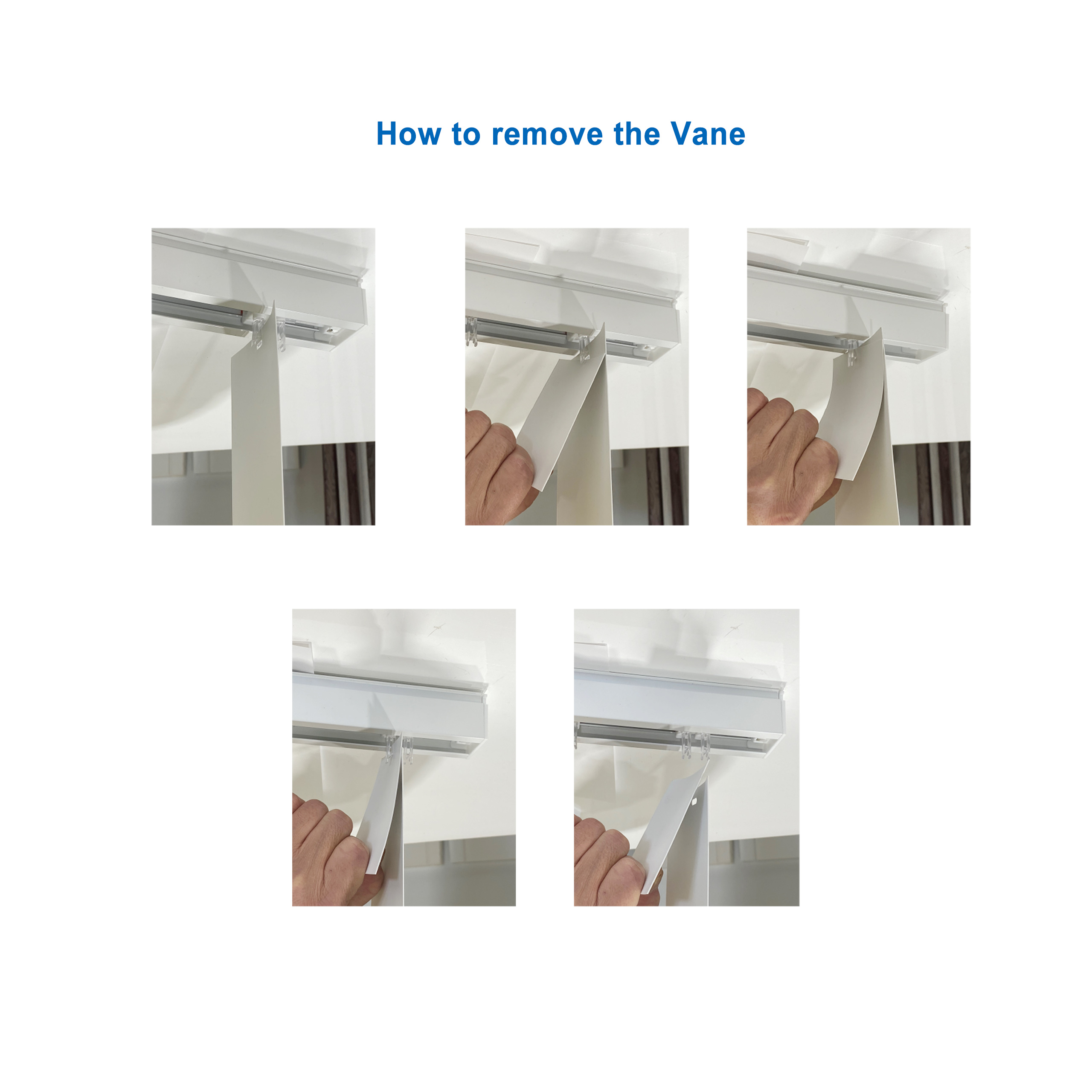 Vertical Blind Vane Saver – 4pcs Set – Perfect Decor